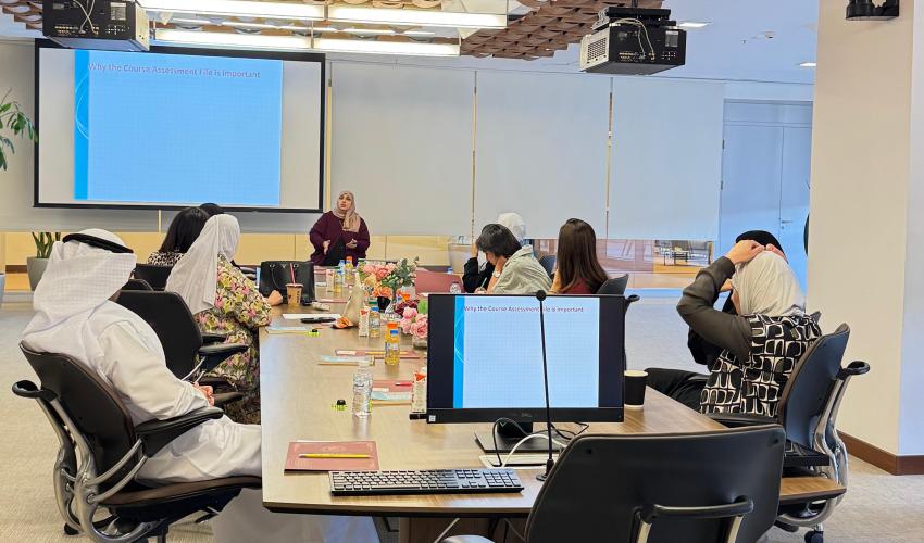 Workshop on Preparing the Course Evaluation File | Kuwait University
